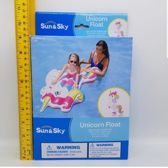 Swim | Pool Float Unicorn Shape Float Water Toy By Sun Sky Nib | Poshmark